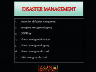 Disaster management | PPT