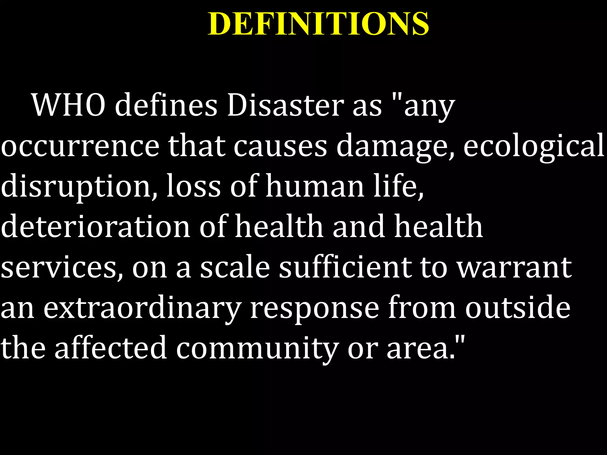 Disaster management | PPTX
