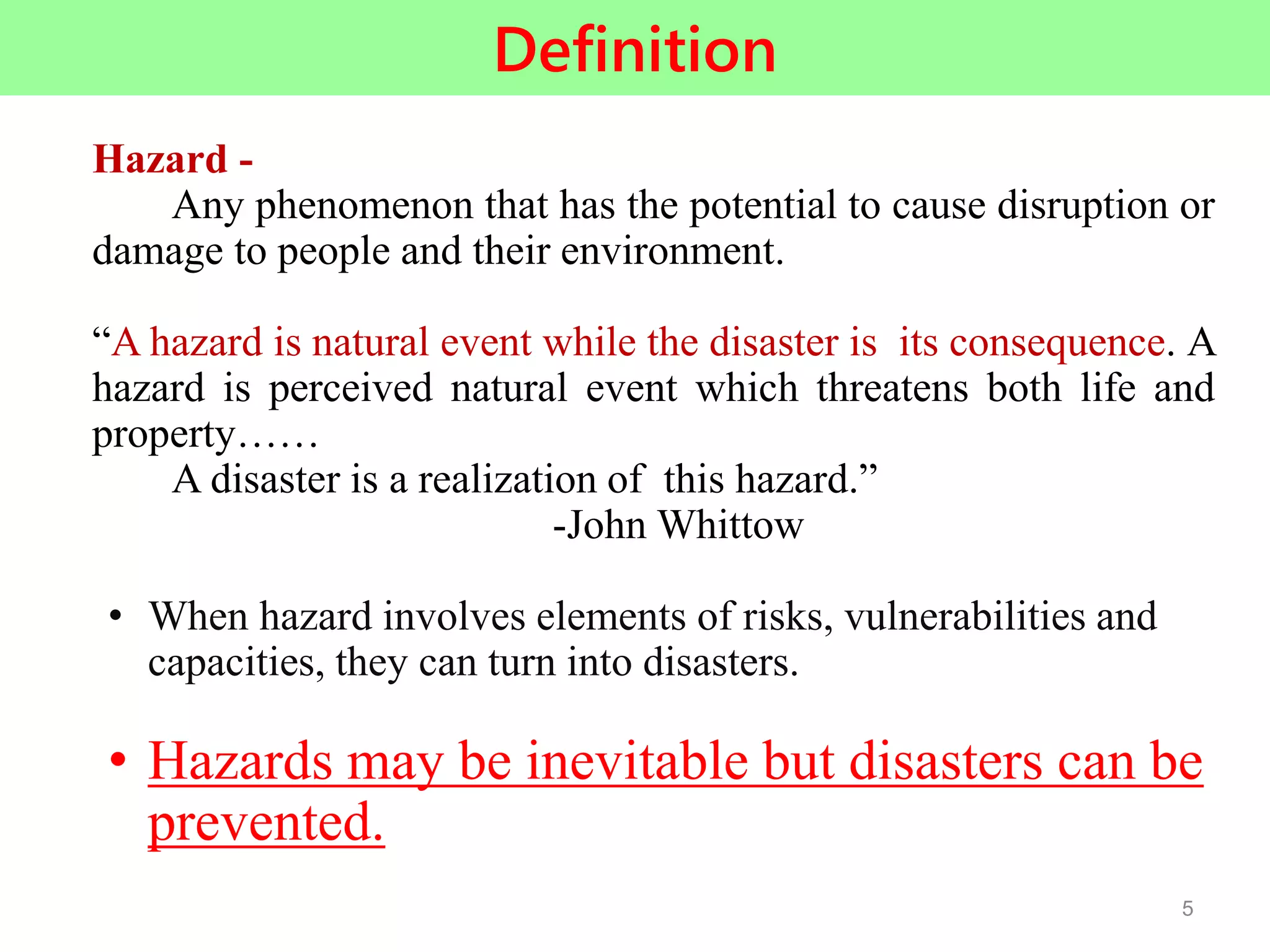 Disaster management | PPTX