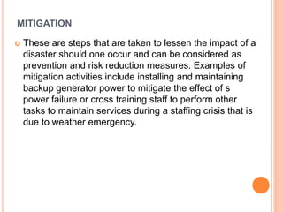 Disaster management | PPTX