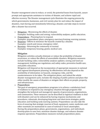 DISASTER MANAGEMENT | PPTX