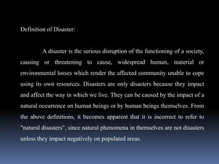 Disaster Management.pptx | Geology | Science