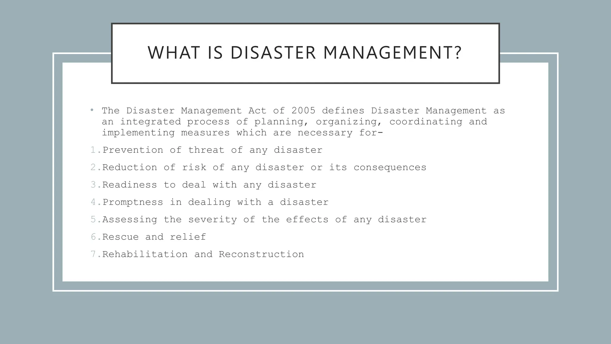 DISASTER MANAGEMENt ppt xxxfhvbvhjgjhgjjgh | PPT