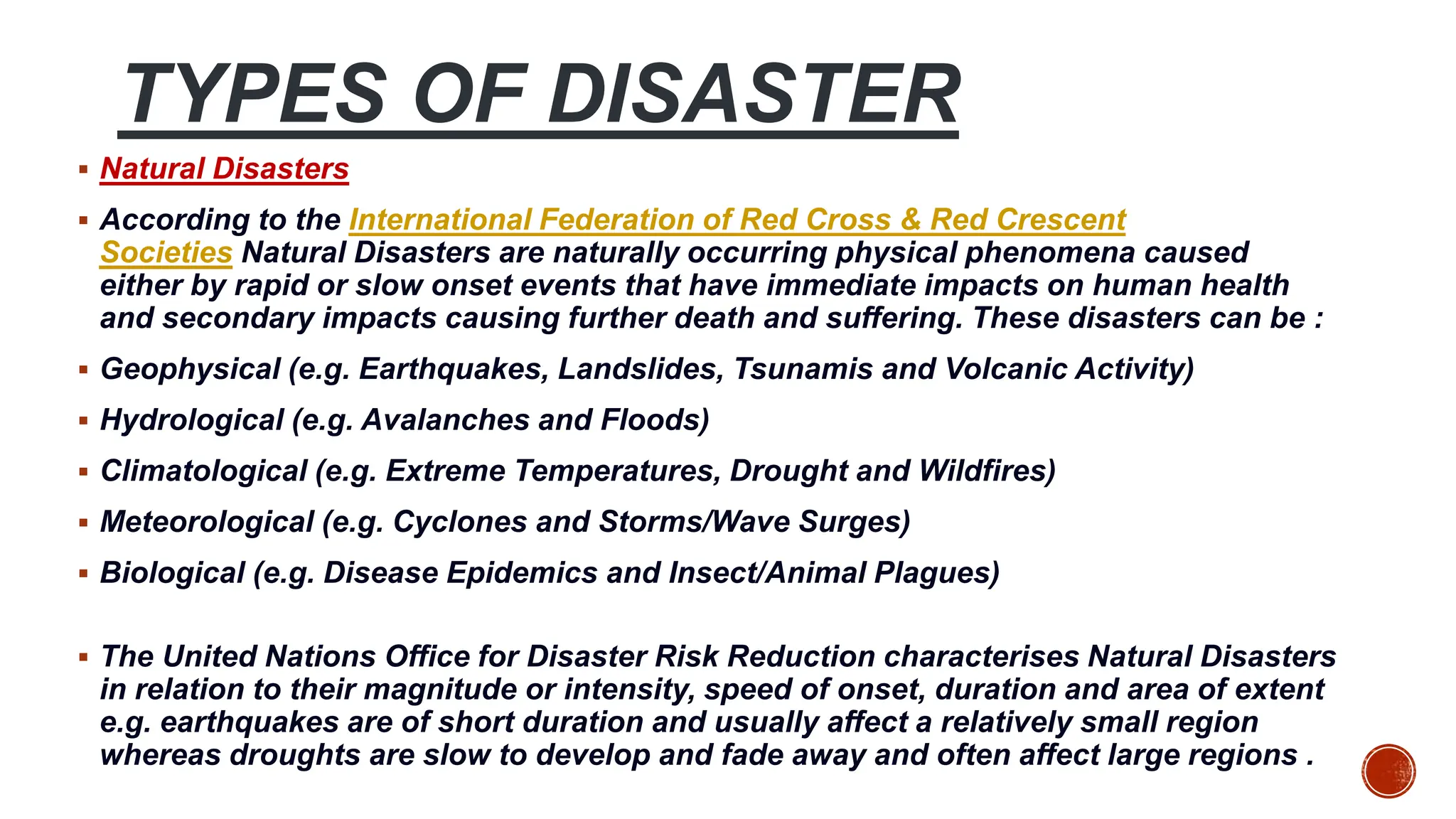Disaster management.pptx class IX and XI | PPTX