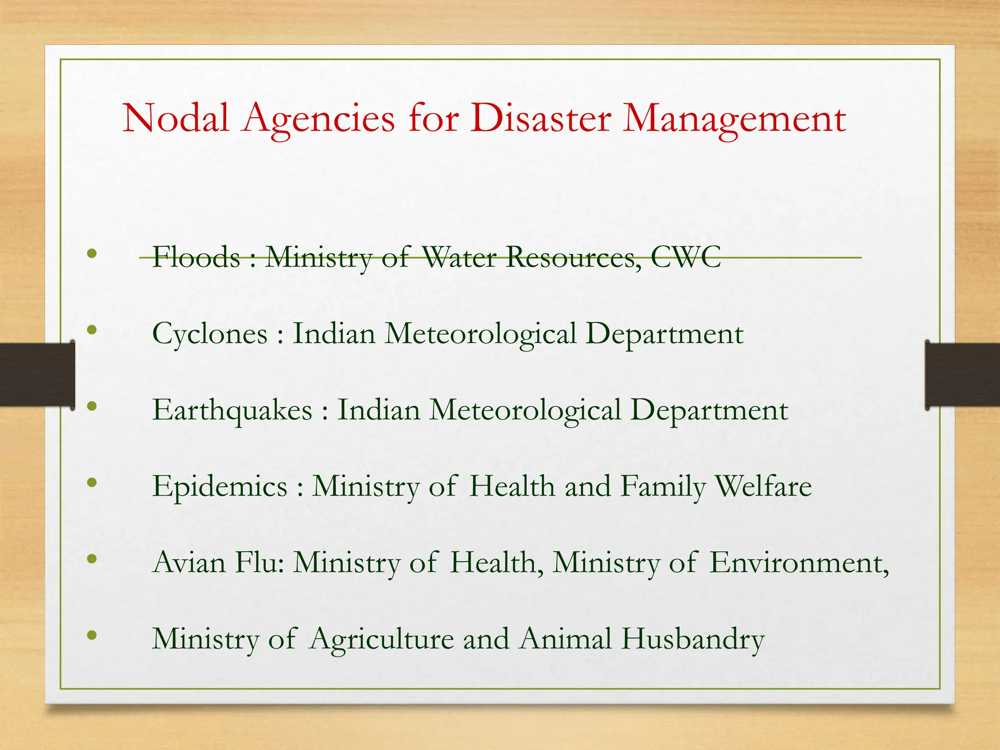 Disaster Management in India and preventive measures .ppt