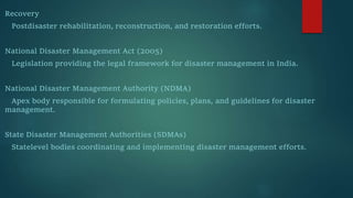 Program of Disaster Management in INdia. | PPTX