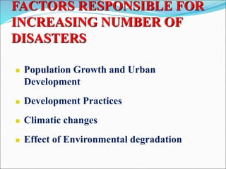 Disaster management btech civil engineering .ppt