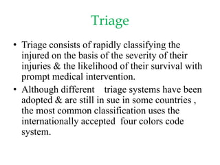 Disaster disaster management during emer | PPT