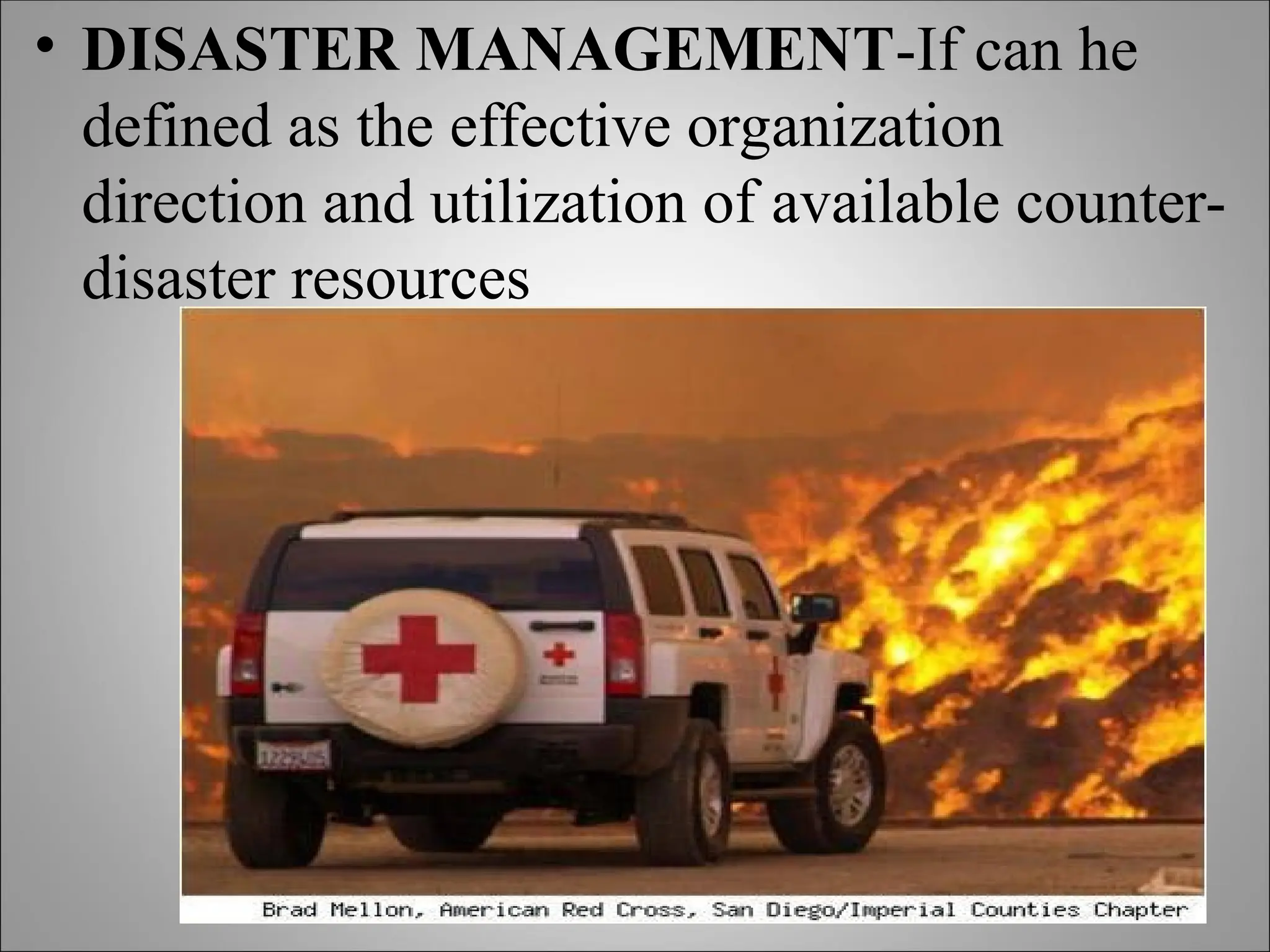 DISASTER management roles and responsibilities | PPT