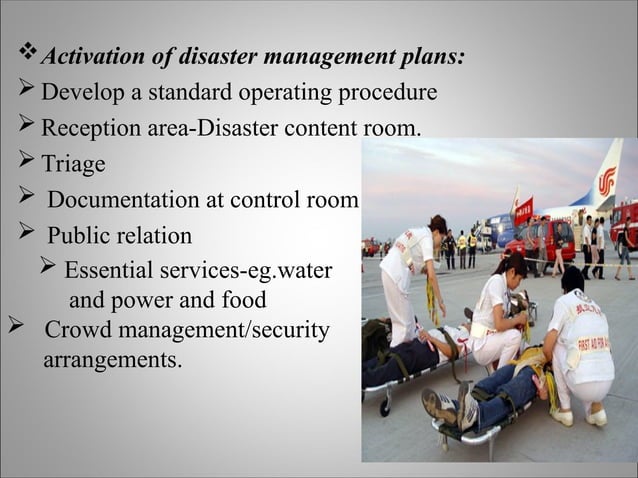 DISASTER management roles and responsibilities | PPT