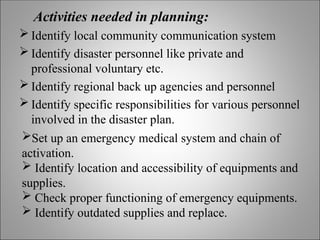DISASTER management roles and responsibilities | PPT