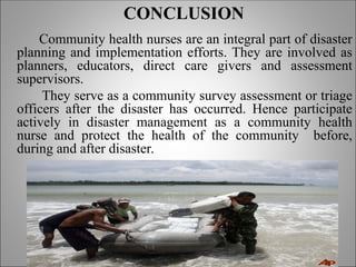 DISASTER management roles and responsibilities | PPT