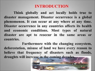 DISASTER management roles and responsibilities | PPT