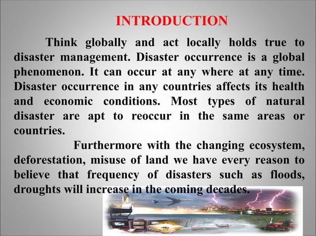 DISASTER management roles and responsibilities | PPT