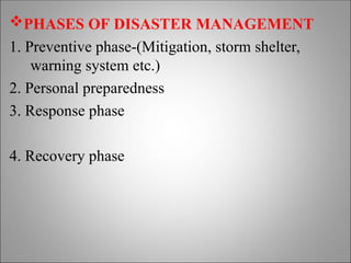 DISASTER management roles and responsibilities | PPT
