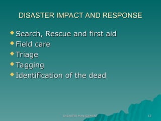Disaster Management and disaster mitigation.ppt