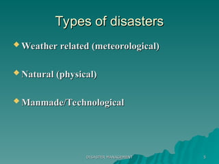 Disaster Management and disaster mitigation.ppt