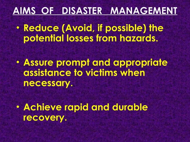 DISASTER MANAGEMENT, types, steps and much more | PPTX