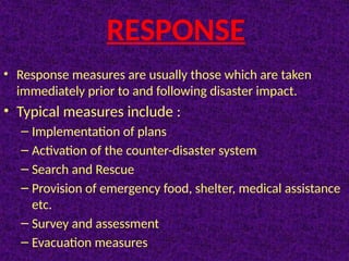 DISASTER MANAGEMENT, types, steps and much more | PPT