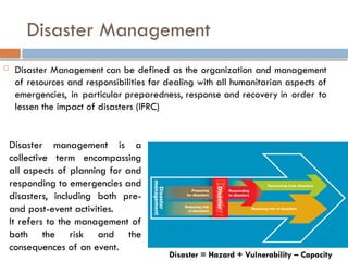 Disaster Management and Emergency Safety | PPTX
