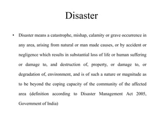 Disaster management basic concept 2020 | PPT