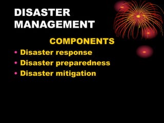 DISASTER MANAGEMENT -GENERAL | PPT