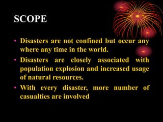 DISASTER MANAGEMENT -GENERAL | PPT