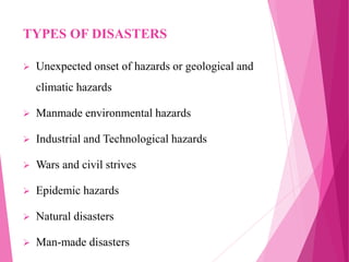 Disaster management | PPTX