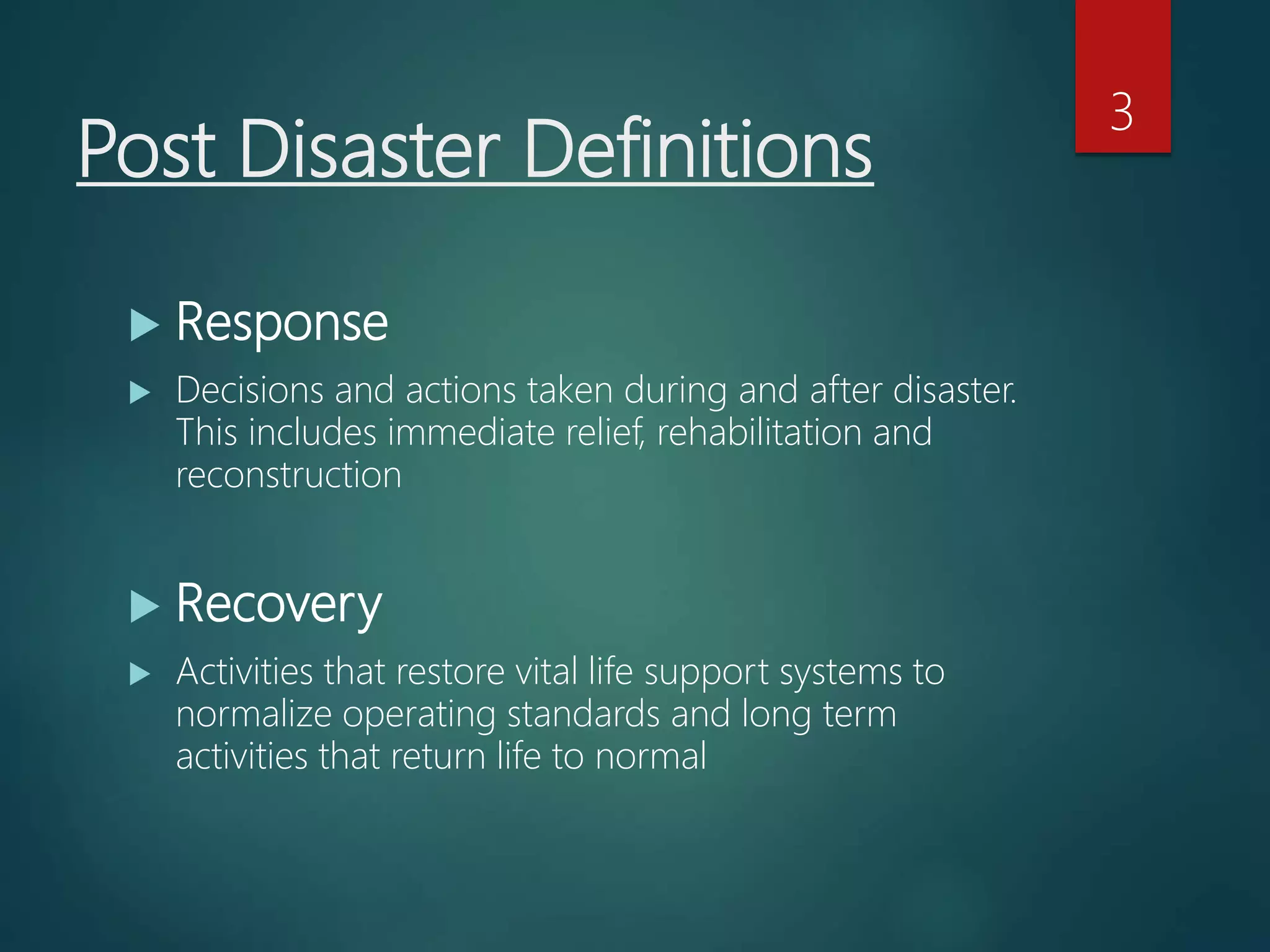 Disaster management ppt | PPT