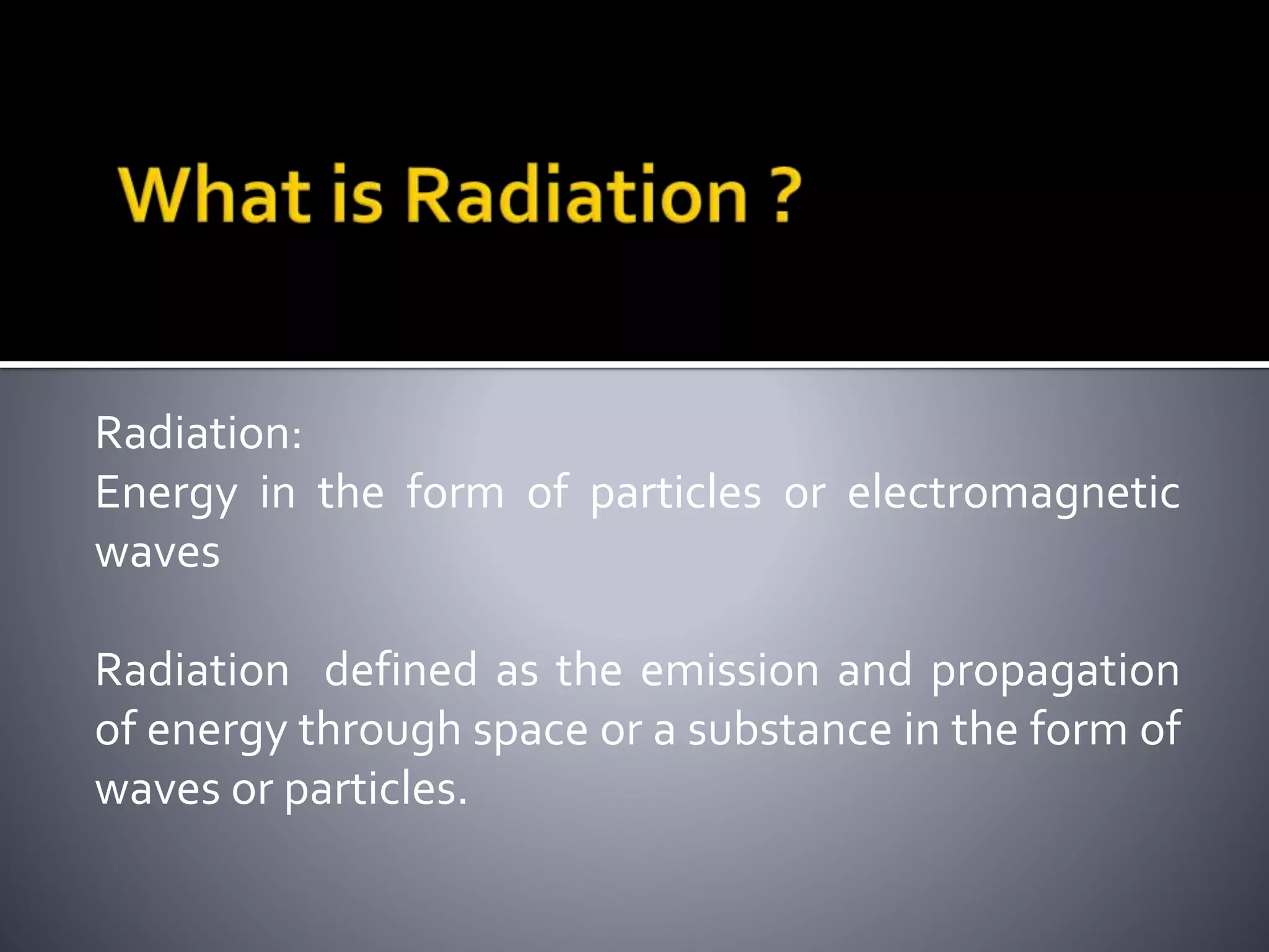 radiation protection and safty | PPTX