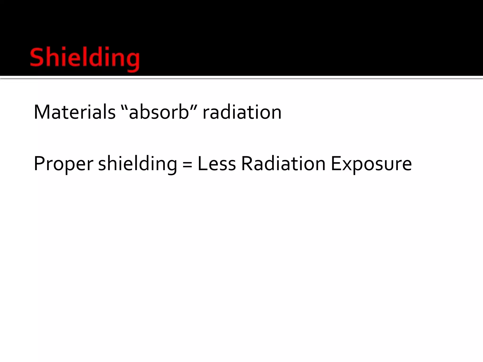 radiation protection and safty | PPTX