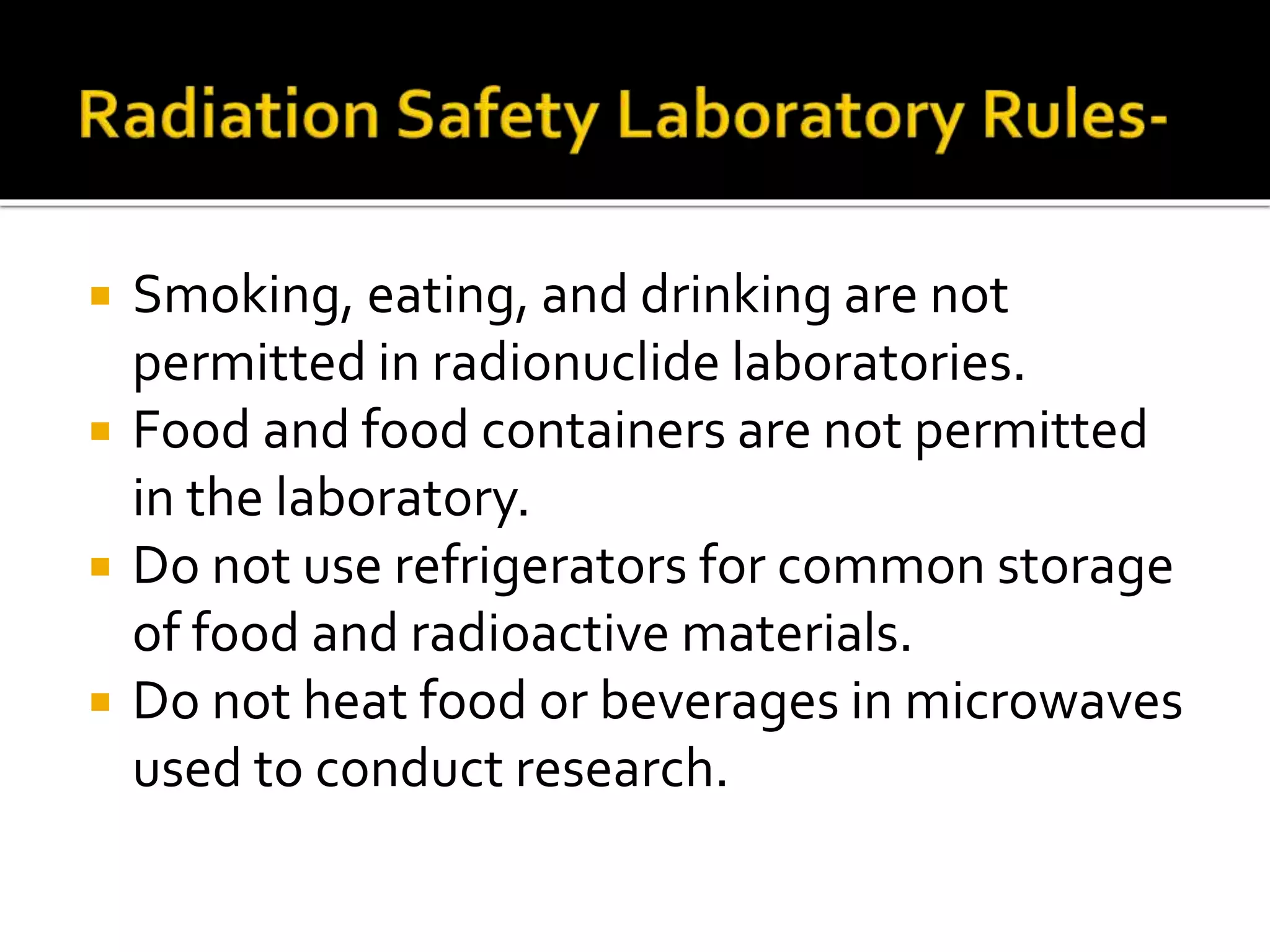 radiation protection and safty | PPTX