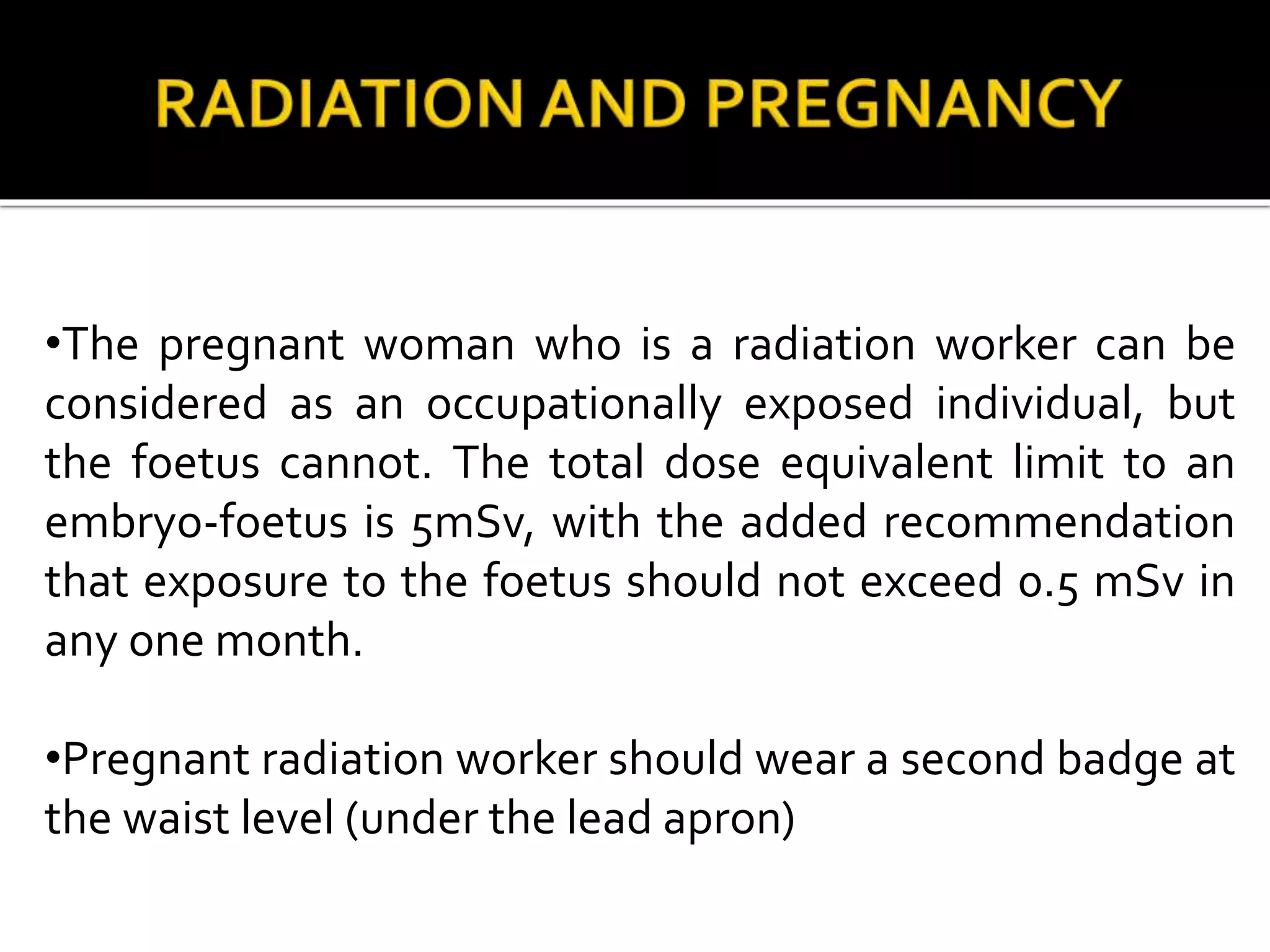 radiation protection and safty | PPTX