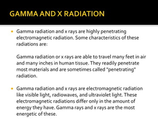radiation protection and safty | PPTX