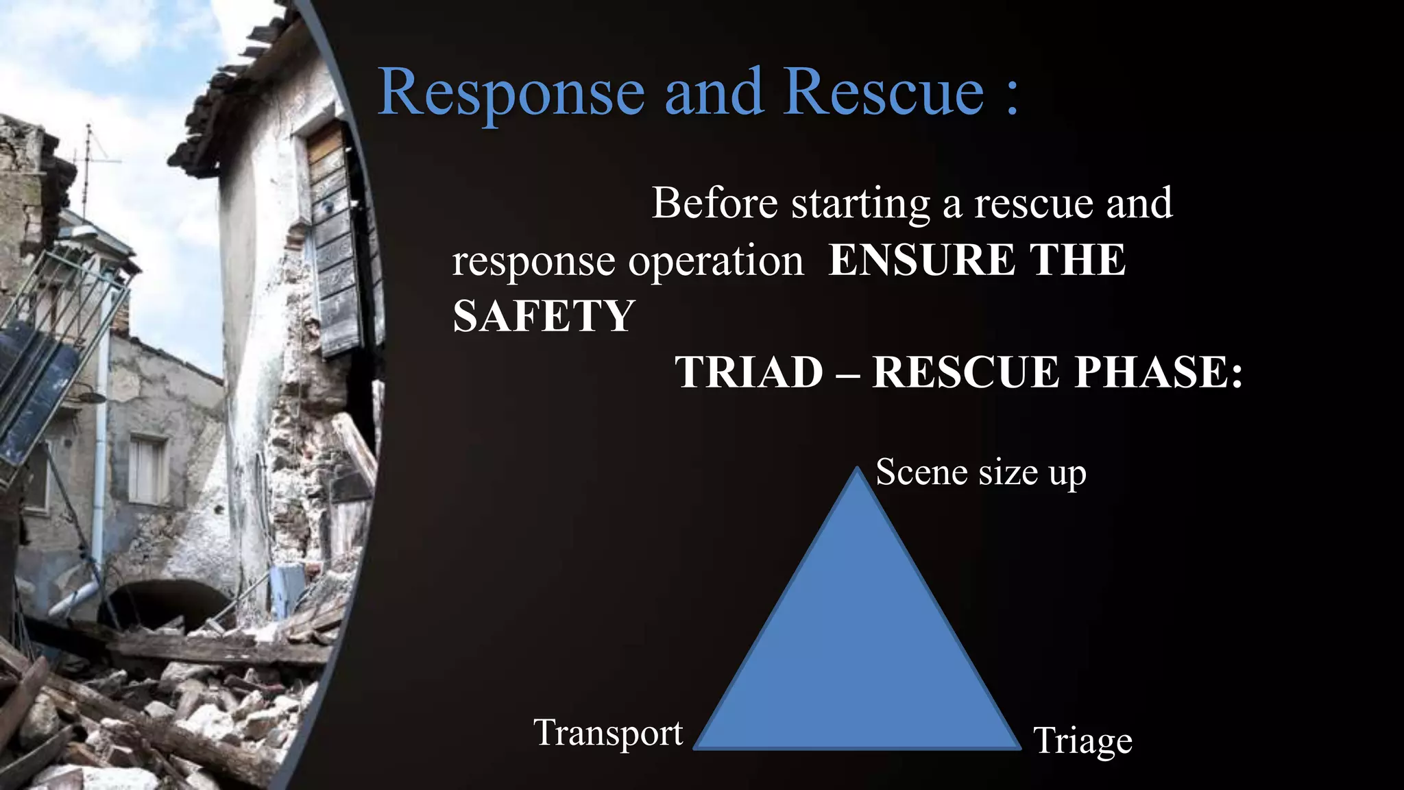 DISASTER MANAGEMENT SIMPLIFIED TRIAGE | PPTX