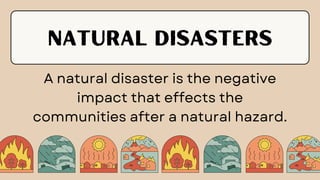 Disaster management Presentation for a class 10 student | PDF