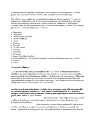 DISASTER MANAGEMENT 1 Module 1 of kannur university .docx