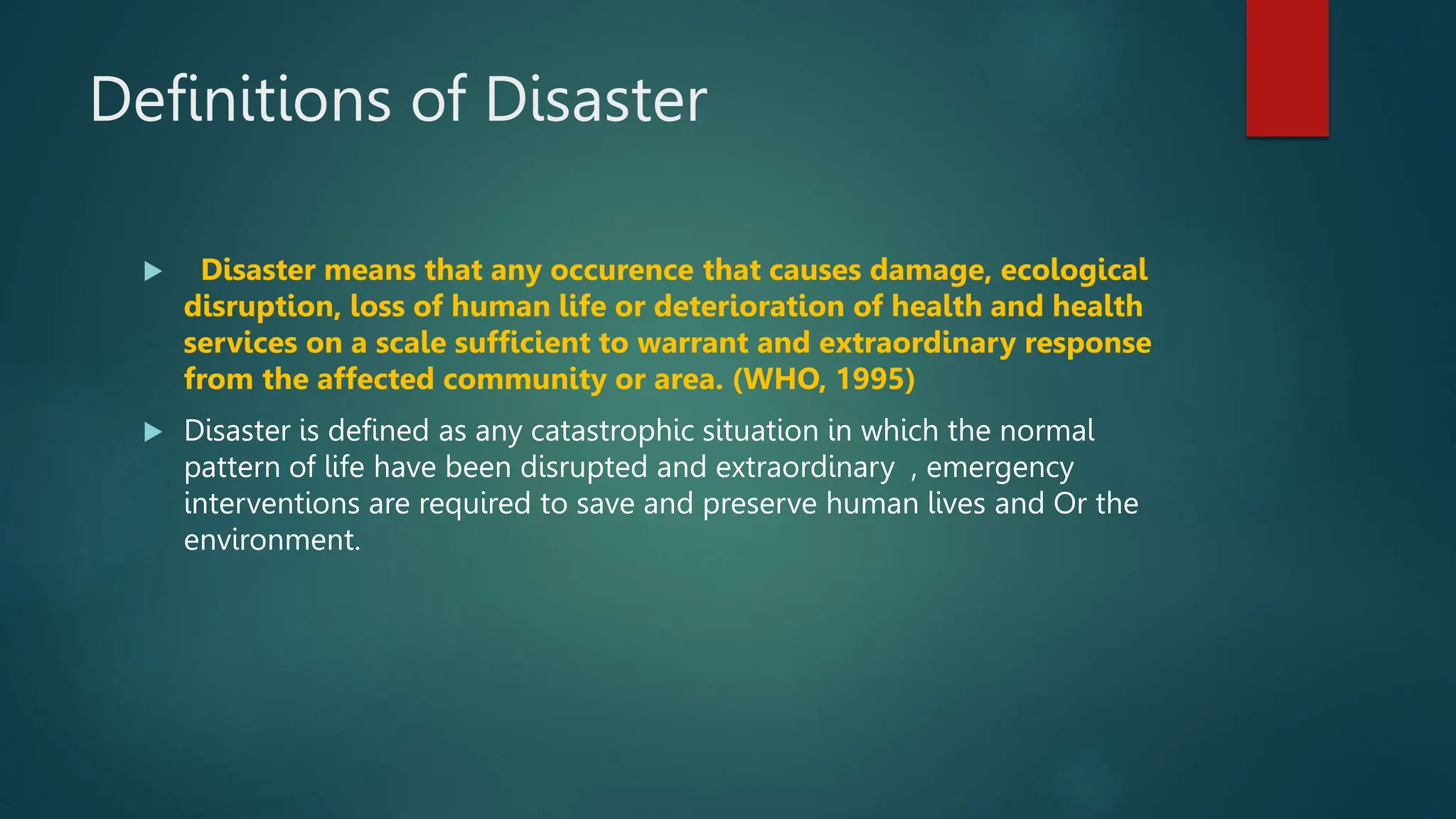 Disaster management ppt || BSc Nursing Adult Health Nursing | PPTX