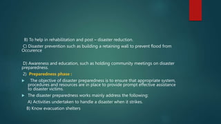Disaster management ppt || BSc Nursing Adult Health Nursing | PPTX