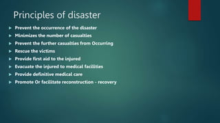 Disaster management ppt || BSc Nursing Adult Health Nursing | PPTX