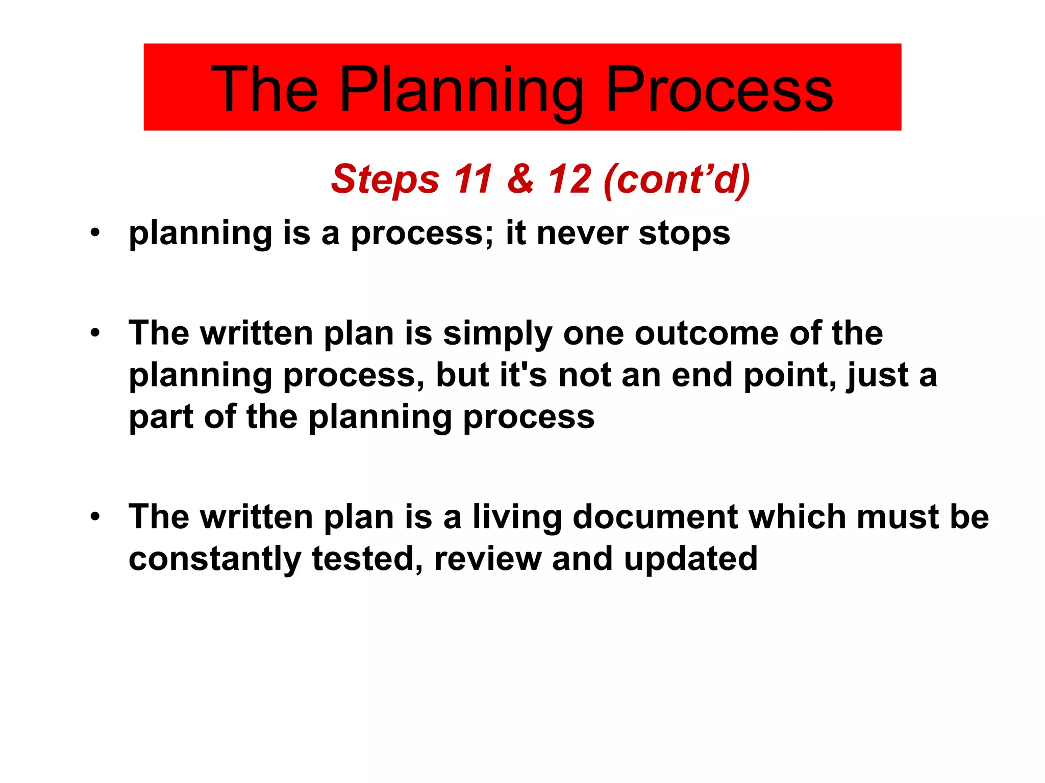 DISASTER MANAGEMENT 6-Emergency planning process.ppt | Medical Health