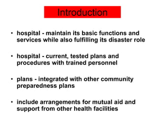DISASTER MANAGEMENT 6-Emergency planning process.ppt | Medical Health