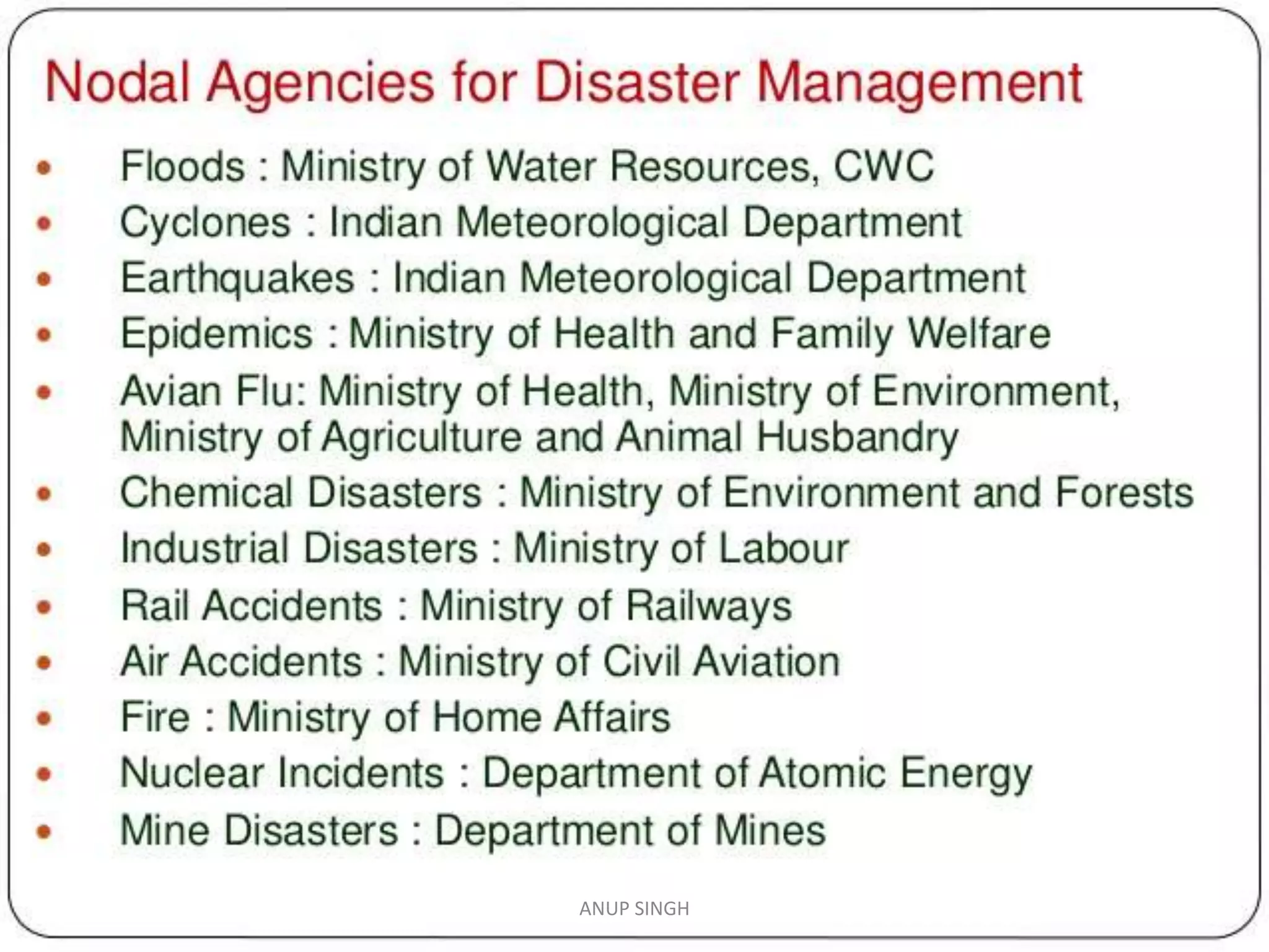 Disaster management act 2005 | PPTX