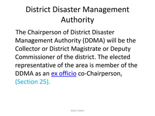 Disaster management act 2005 | PPTX