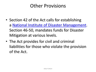 Disaster management act 2005 | PPTX