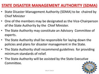 Disaster management act 2005 | PPTX
