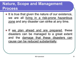Disaster management and planning | PPSX