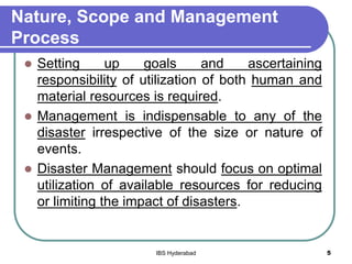Disaster management and planning | PPSX