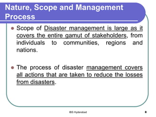 Disaster management and planning | PPSX