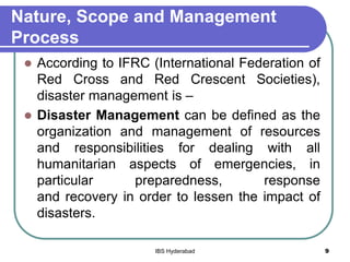 Disaster management and planning | PPSX